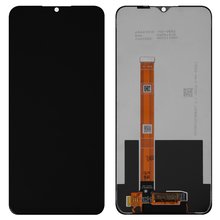 LCD compatible with Realme C21Y, C25Y, (black, without frame, Original ...