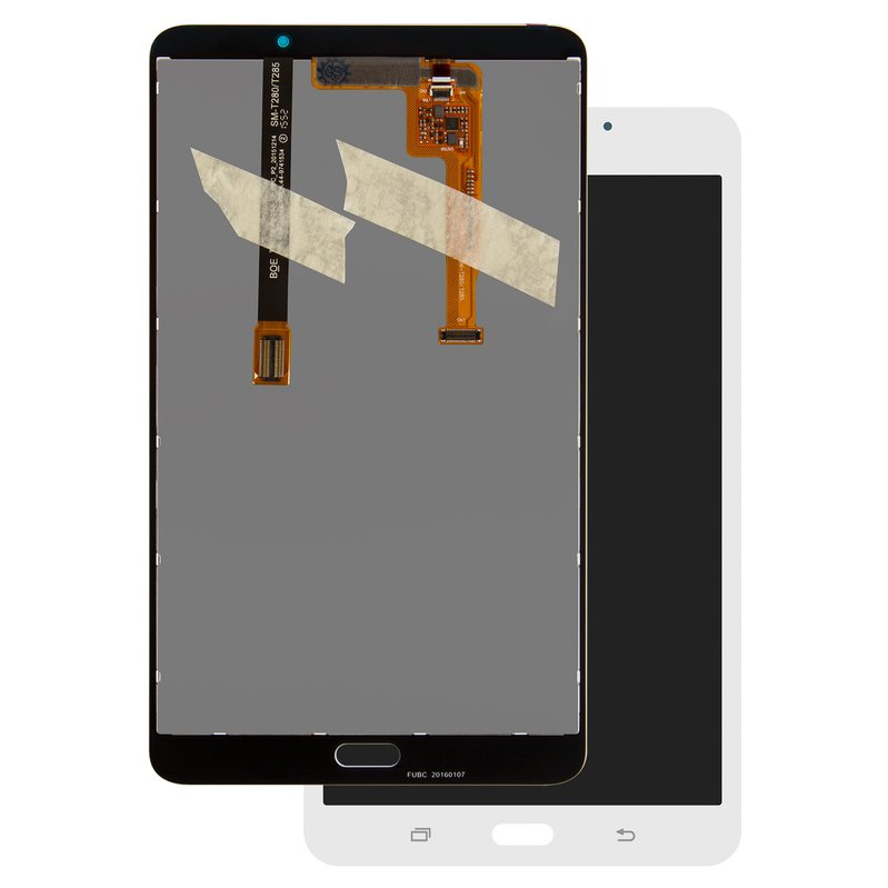 LCD compatible with Samsung T280 Galaxy Tab A 7.0" WiFi, (white, without frame) - GsmServer