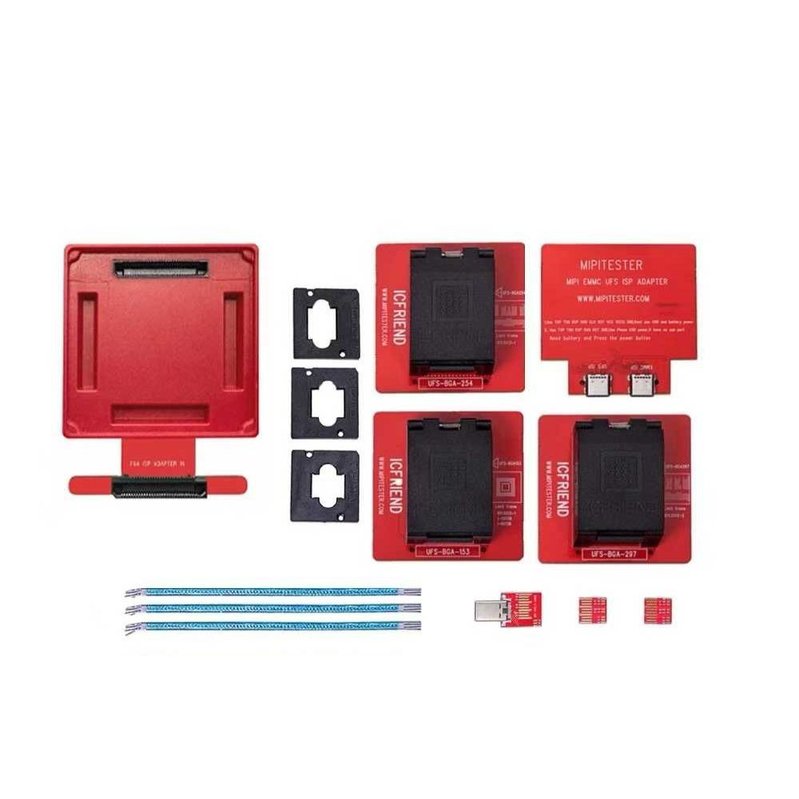 Juego de adaptadores ISP ICFRIEND para UFS BGA 153 + BGA 254 + BGA 297 ...